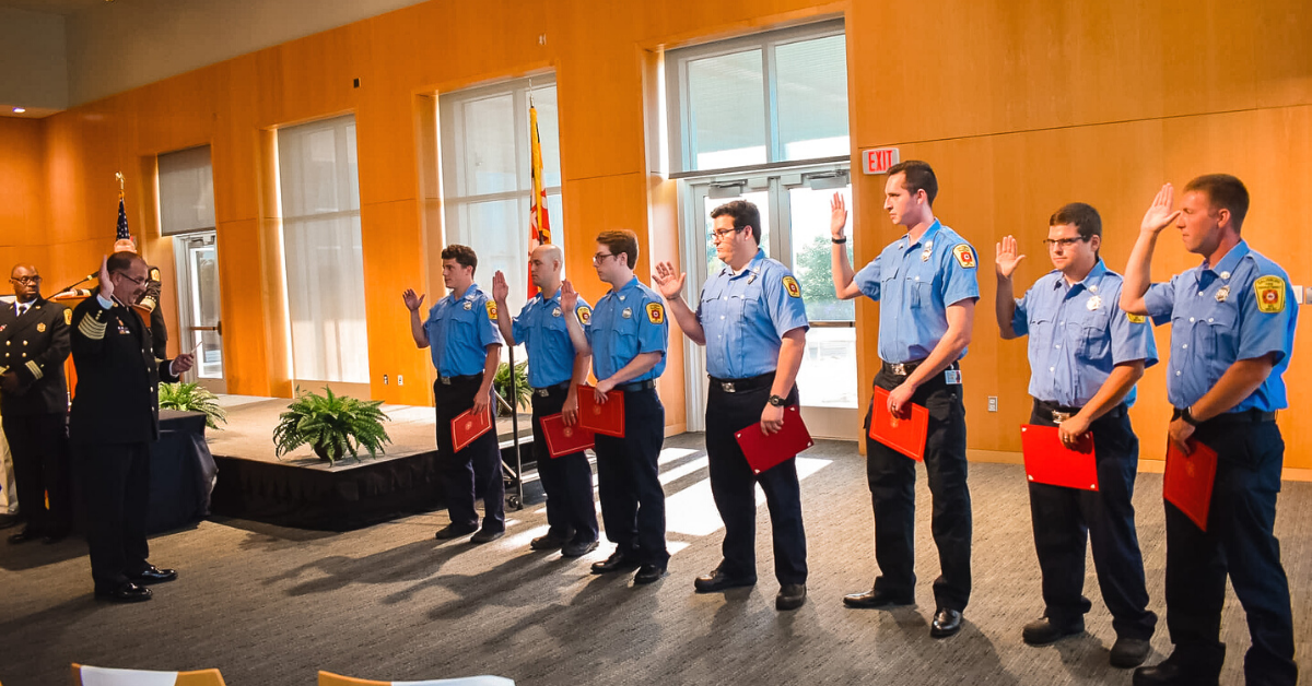 Salisbury Fire Department Swears in 18 New Volunteer Members
