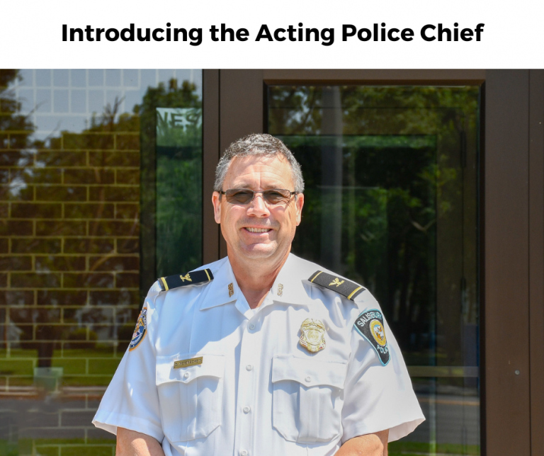 Introducing the Acting Police Chief