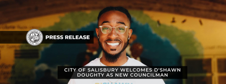 City of Salisbury Welcomes D’Shawn Doughty as New Councilman