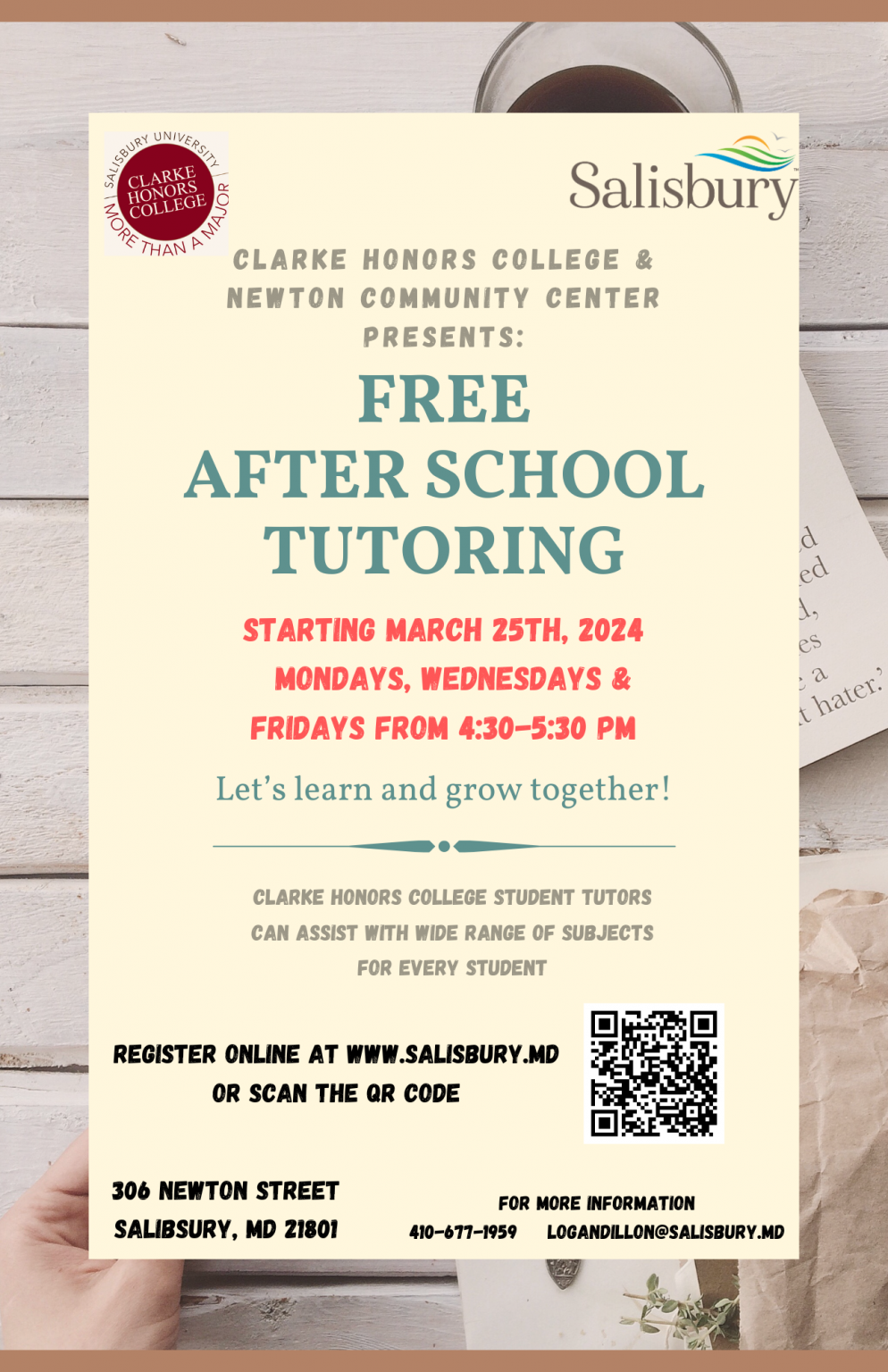 After School Tutoring Registration