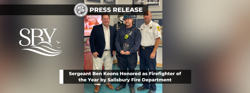 Sergeant Ben Koons Honored as Firefighter of the Year by Salisbury Fire ...